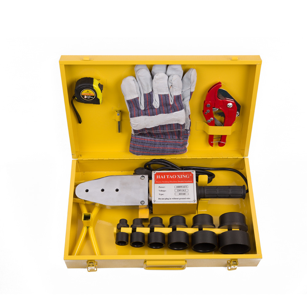 HT63-A3 20mm To 63mm PPR PVC Pipe Heating Machine , 700-1500W Butt ...