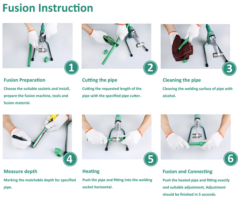 ST110-3 800W 110mm HDPE Butt Fusion Welding Machine 300℃ For PVC PPR Pipe