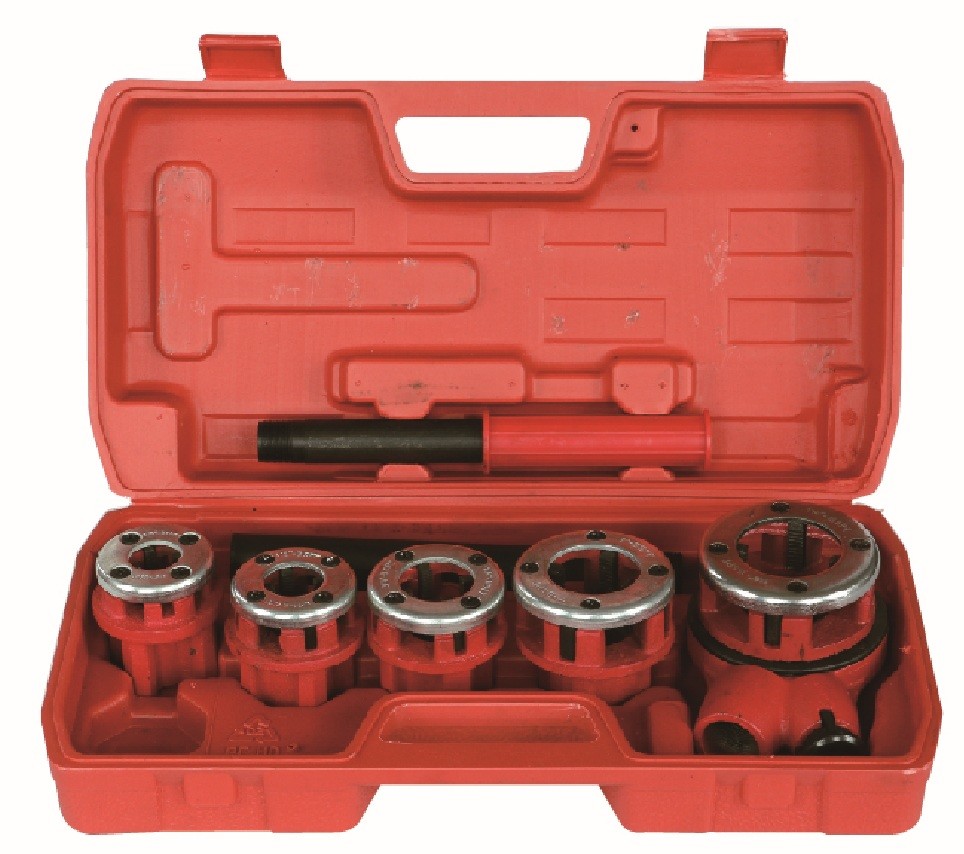 Portable Fully Manual Ratchet Pipe Threader With Several Size