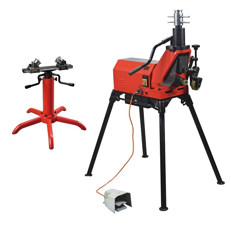 STG2A 2'' - 12'' Roll Grooving Machine China with updated hydraulic pump